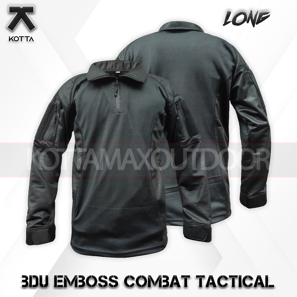 Jual KAOS BDU COMBAT EMBOSS PREMIUM - KAOS TACTICAL SPANDEX EMBOSS ...