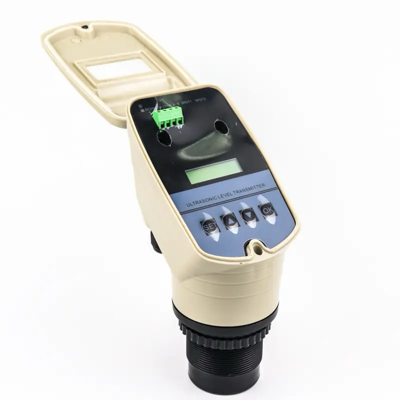 Jual Ultrasonic Level Meter 220V 4-20mA 0-10m Water Flow Tester Liquid ...
