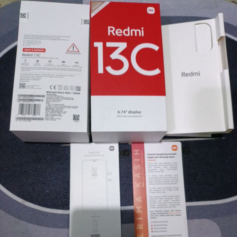 Jual DUS BOX REDMI 13C asli copotan( tidak ada hp nya) | Shopee Indonesia