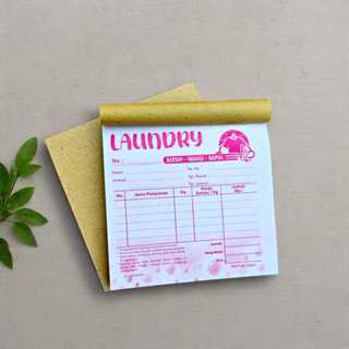 Jual NOTA LAUNDRY 1/6 FOLIO / NOTA LAUNDRY 2 PLY / NOTA KONTAN LAUNDRY ...
