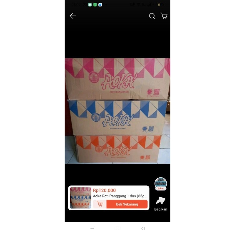 Jual Roti aoka 1 dus all variant | Shopee Indonesia