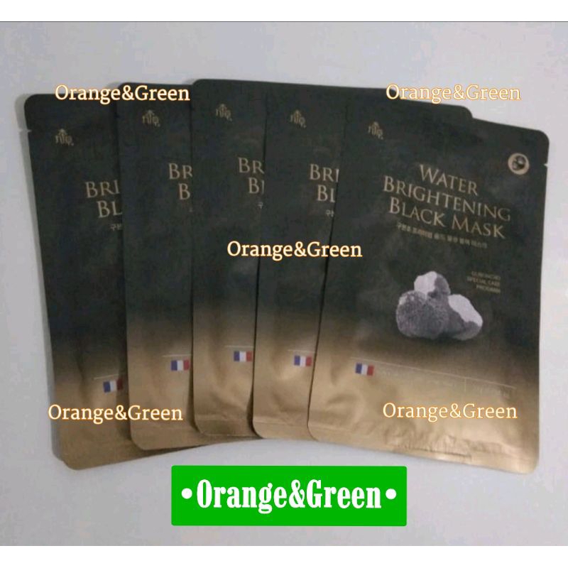 Jual UGB - Guboncho Water Brightening Black Mask (Bonus Masker Korea ...