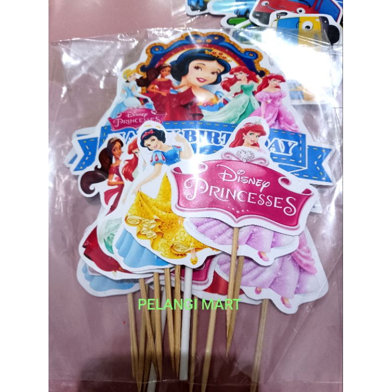 Jual Topper kue ulang tahun birthday karakter baby shark, unicorn ...