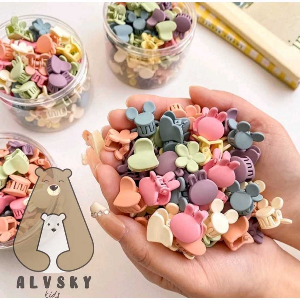 Jual JEPITAN RAMBUT MINI KOREA ANAK SET BOX BAHAN PREMIUM /JEPIT RAMBUT ...