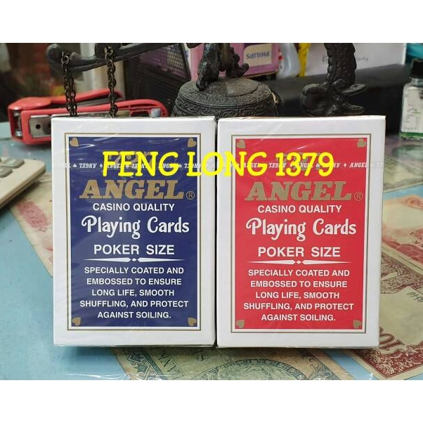 Jual Kartu Permainan Remi Kartu Bridge Bridge Card Angel 727 ORI Japan ...