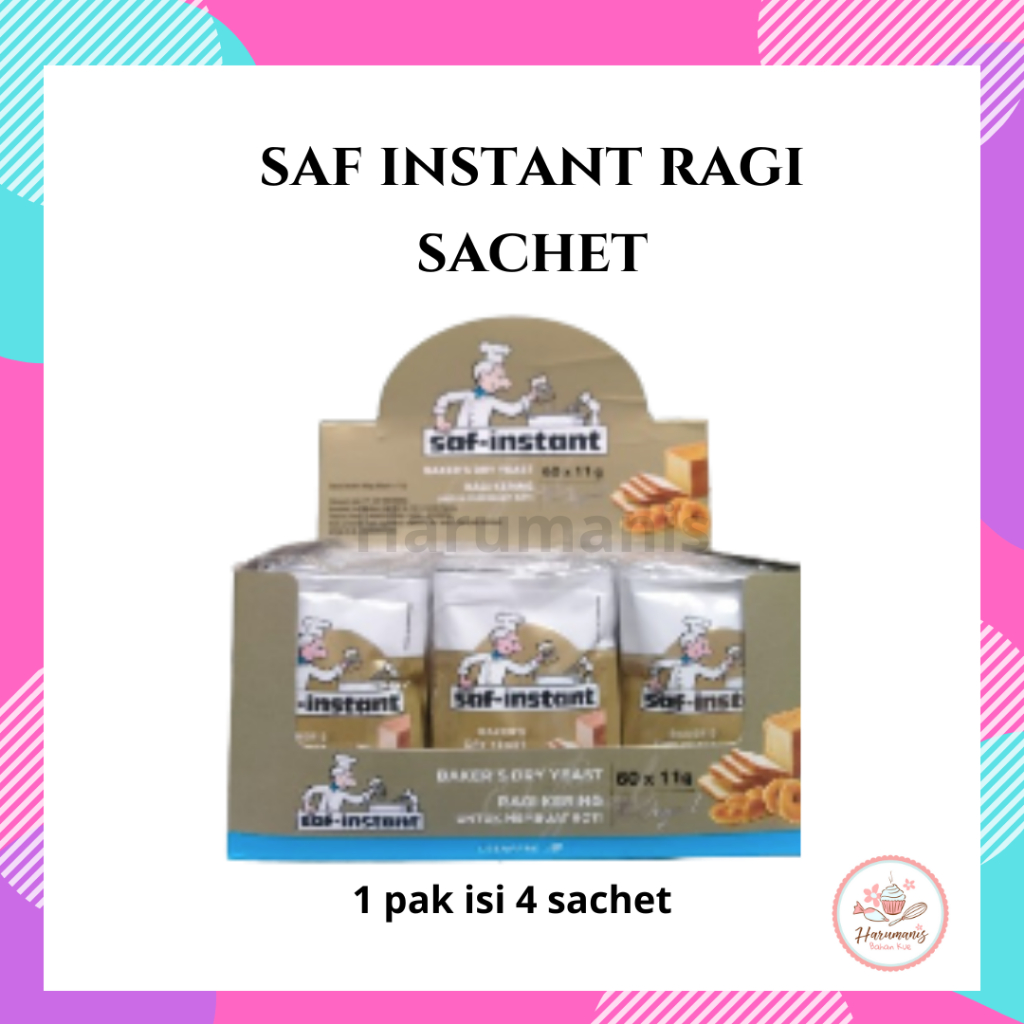 Jual Saf Instant Ragi Roti Sachet 11 gr | Shopee Indonesia