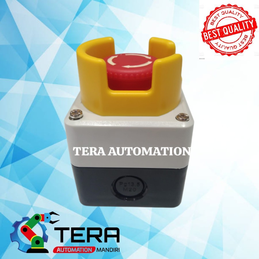 Jual Push button emergency stop Lift kotak kontrol dengan penutup ...