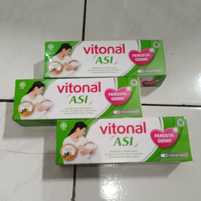 Jual VITONAL ASI 1 DUS ISI 30 KAPSUL (6 STRIP) Exp Mei 2026 | Shopee ...