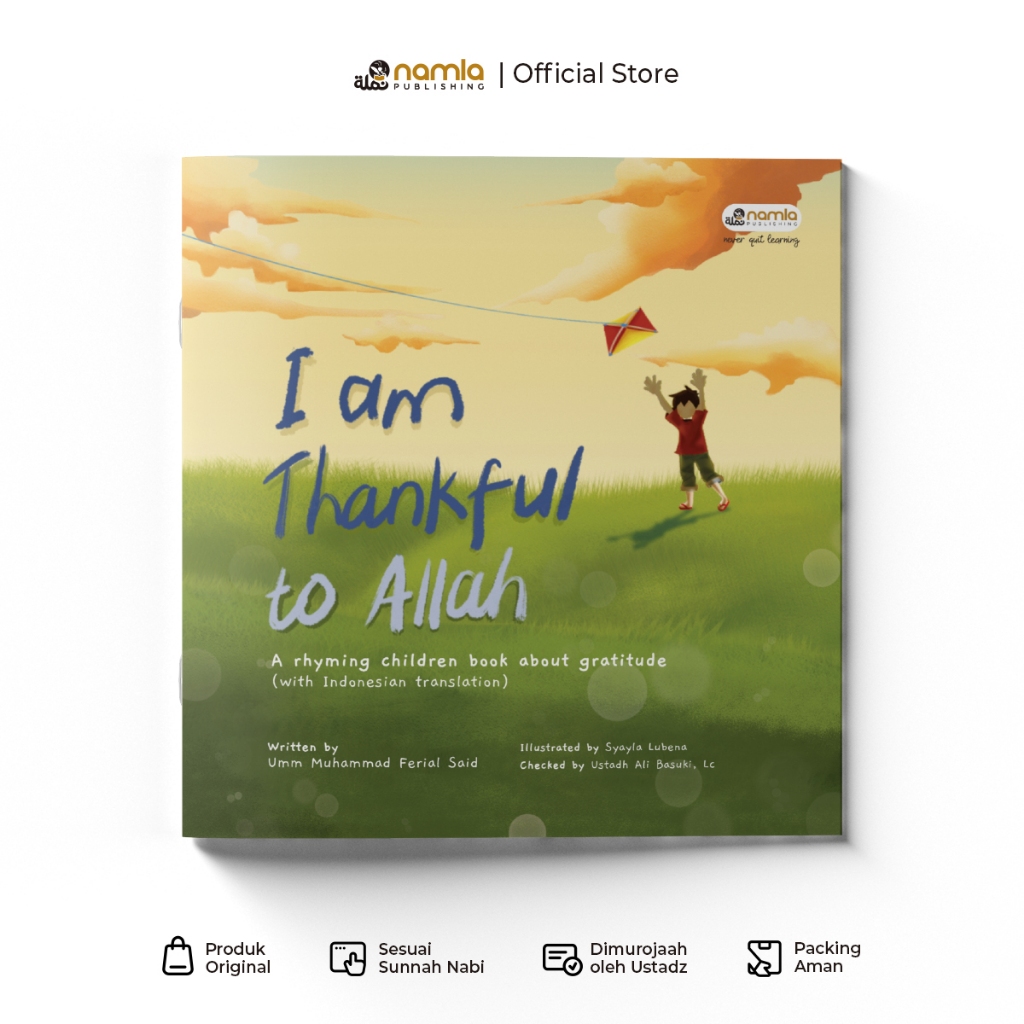 Jual Buku I Am Thankful to Allah A Rhyming Children Book about ...