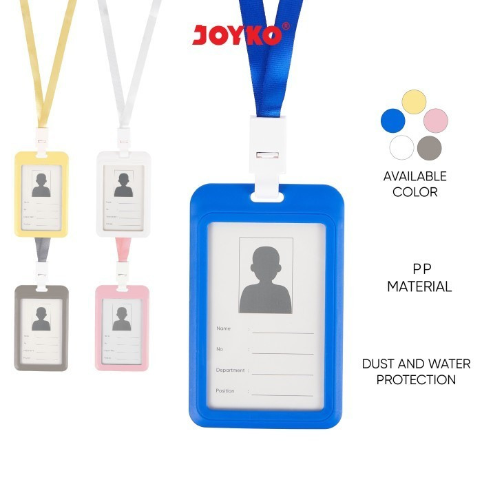 Jual Tempat Id card set Joyko Warna (dengan tali) NT-81 | Shopee Indonesia