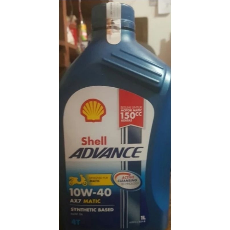 Jual oli shell advance AX7 matic | oli matic 10w-40 (1lt) | Shopee ...