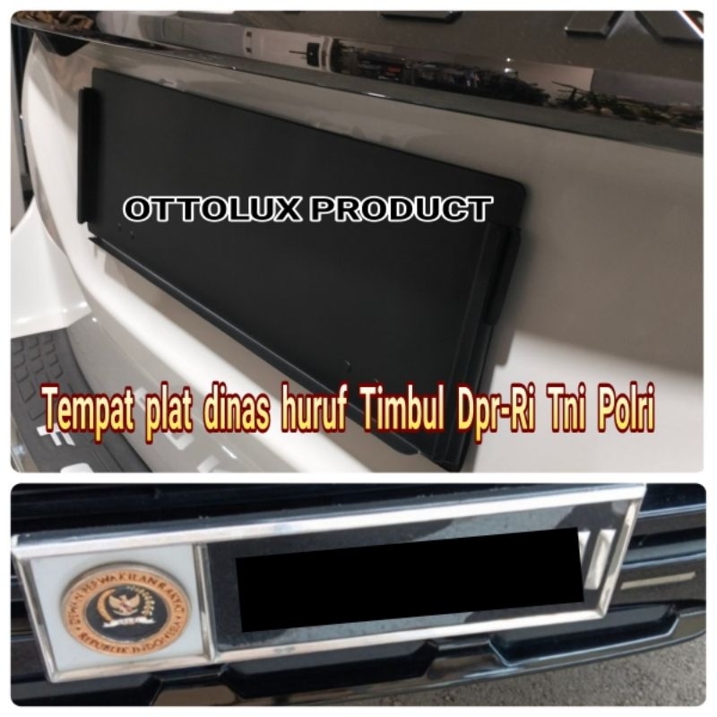 Jual Tempat plat nomor dinas Dpr-Ri TNI polri Kemhan huruf timbul ...