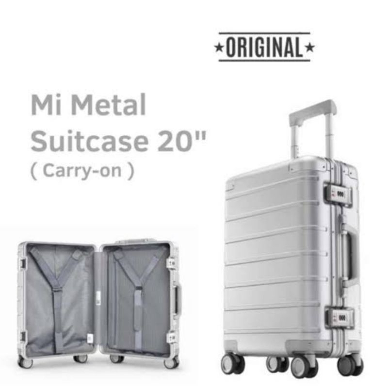 Jual XIOMI KOPER METAL 20 INCH LUGGAGE BUSINESS | Shopee Indonesia