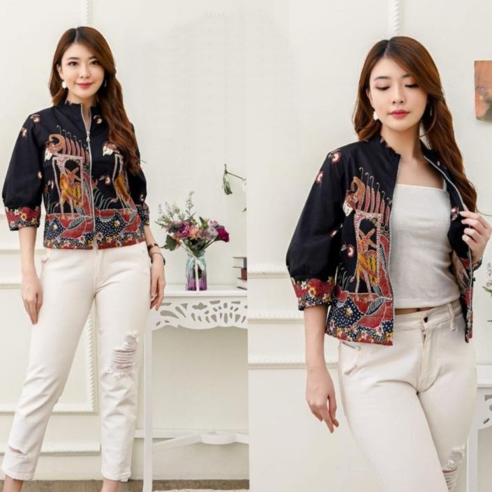 Jual Outer Blazer Jaket Batik motif etnik etnic kultur vintage Jacket ...