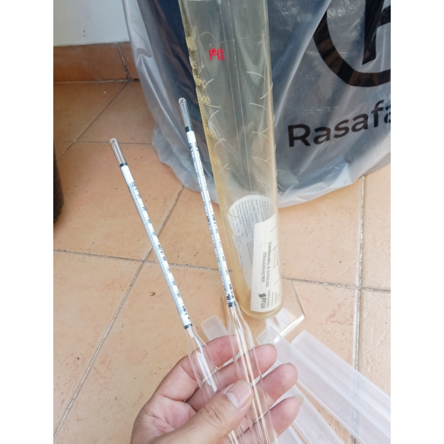 Jual Set Lengkap Alat Test Density BBM Hydrometer untuk Bensin, Solar ...