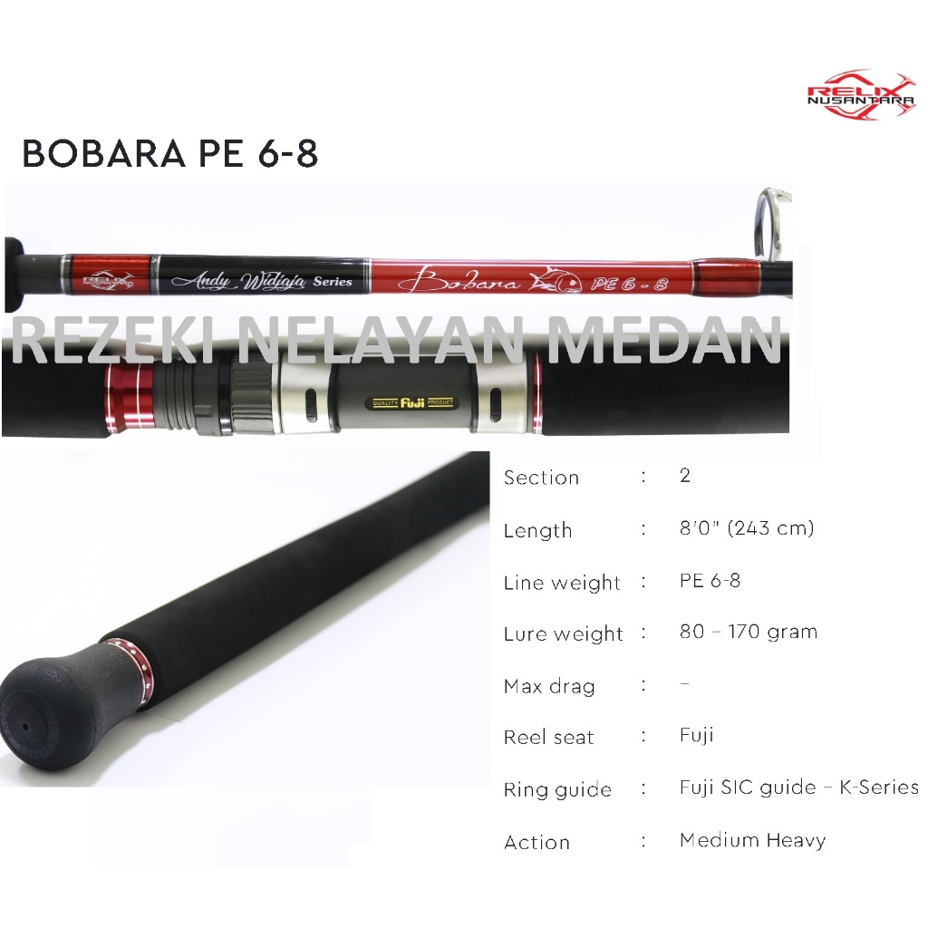 Jual Joran RELIX NUSANTARA Bobara PE 6 - 8 | Joran Popping RELIX NUSANTARA | Shopee Indonesia