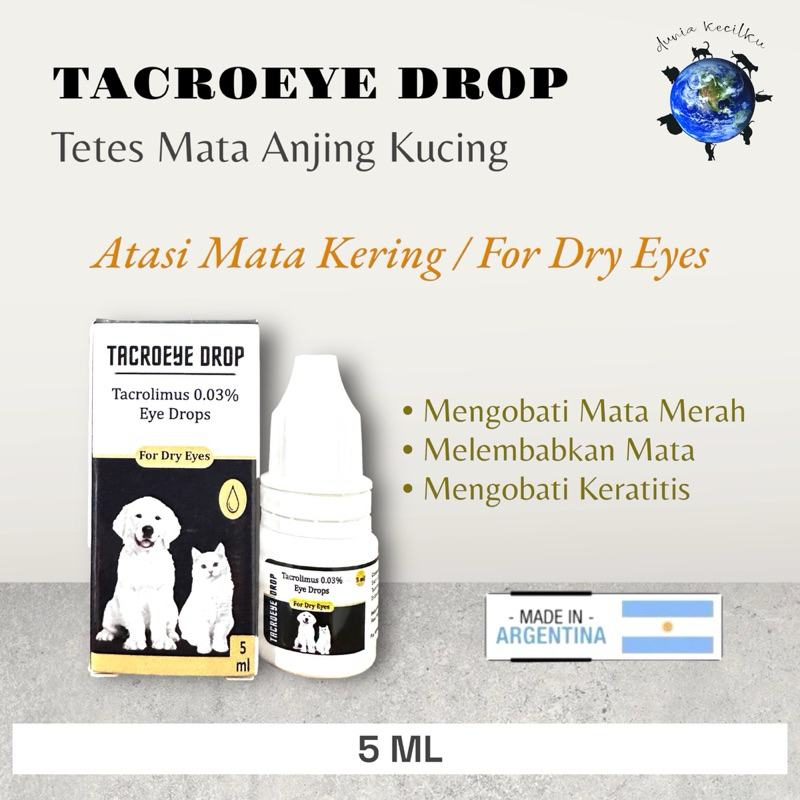 Jual Tacroeye Drop - Tetes Mata Kering Untuk Anjing Kucing / Pelumas ...