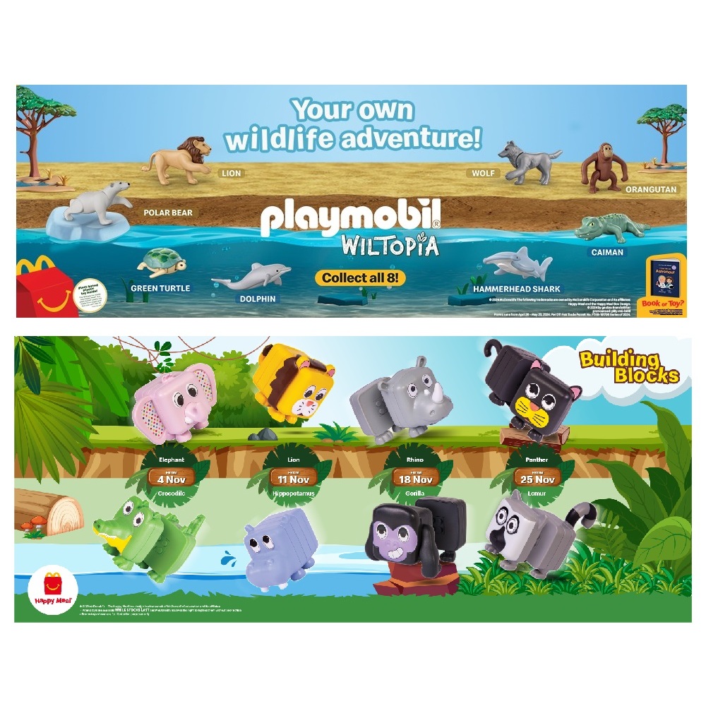 Jual Mainan Anak Wiltopia Playmobil Aneka Hewan Binatang Animal Hadiah Happy Meal Meals McD ...