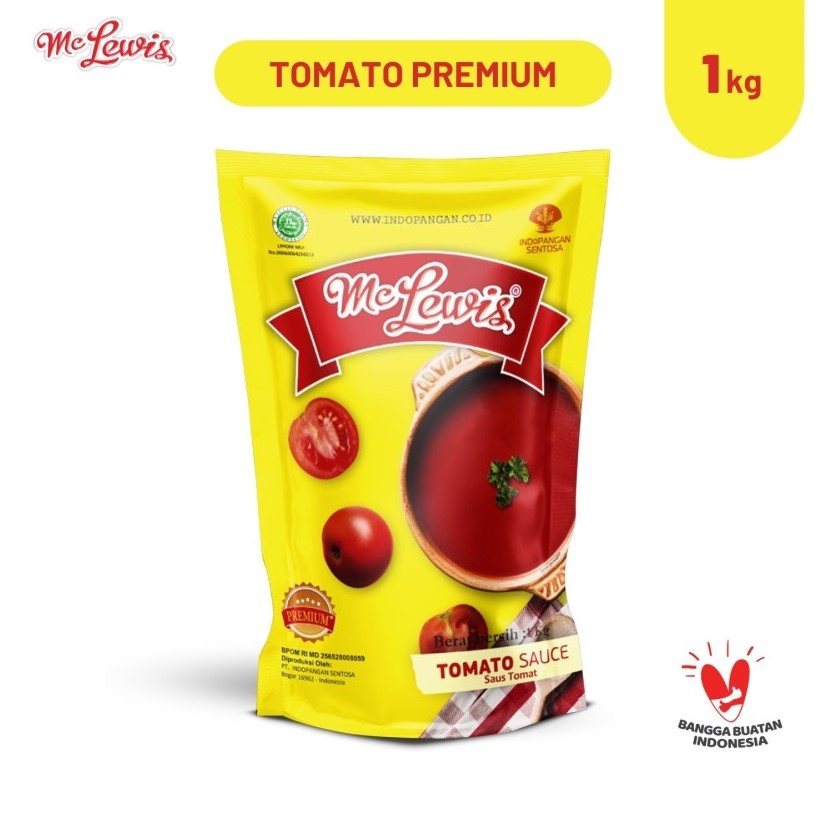 Jual Mc Lewis Tomato Sauce Premium 1 Kg – McLewis Saus Tomat Premium ...