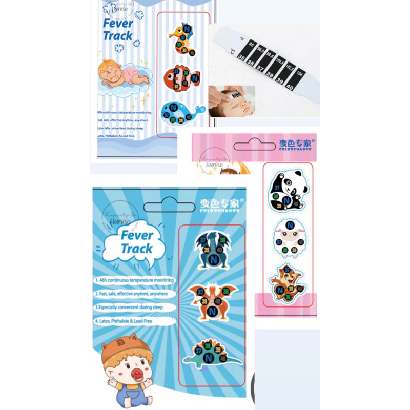 Jual Fever Tracker Termometer Stiker Therometer Sticker Suhu ...