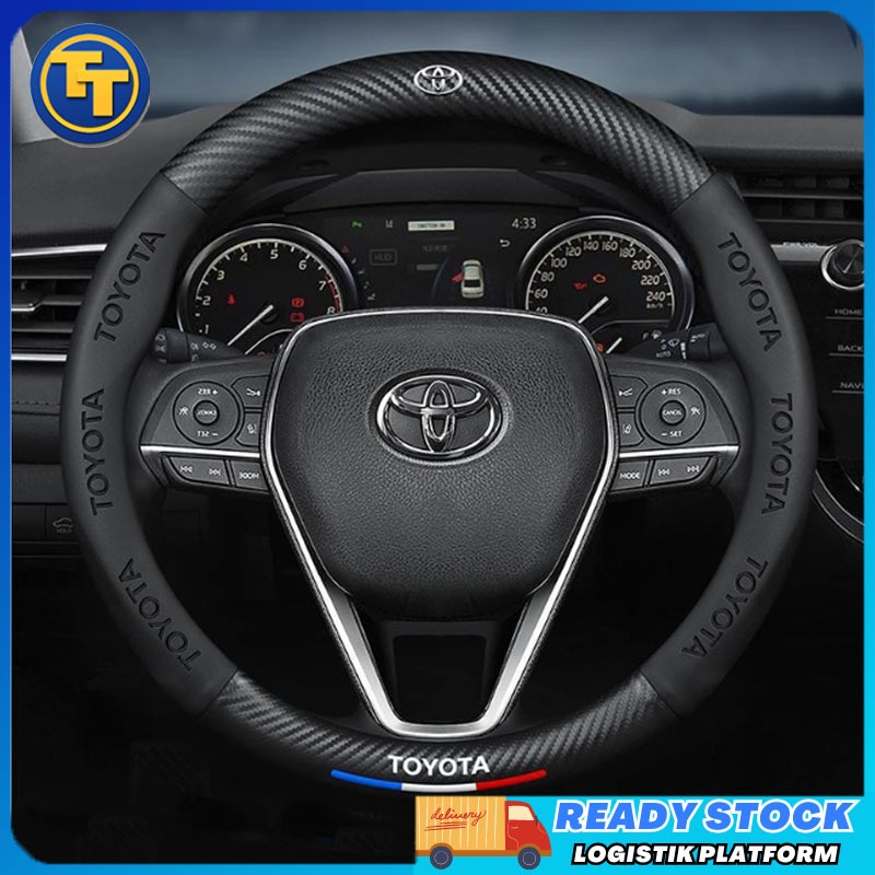 Jual [TT]Sarung Stir Mobil Cover Stir Mobil Cover Steer Carbon Karbon ...