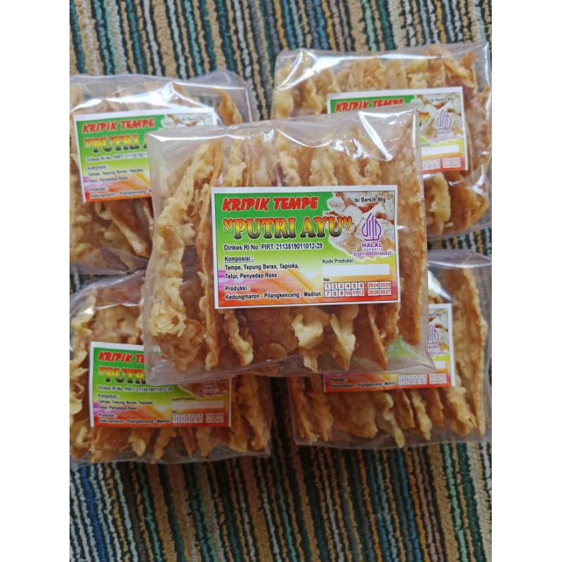 Jual KRIPIK TEMPE PUTRI AYU KHAS MADIUN | Shopee Indonesia