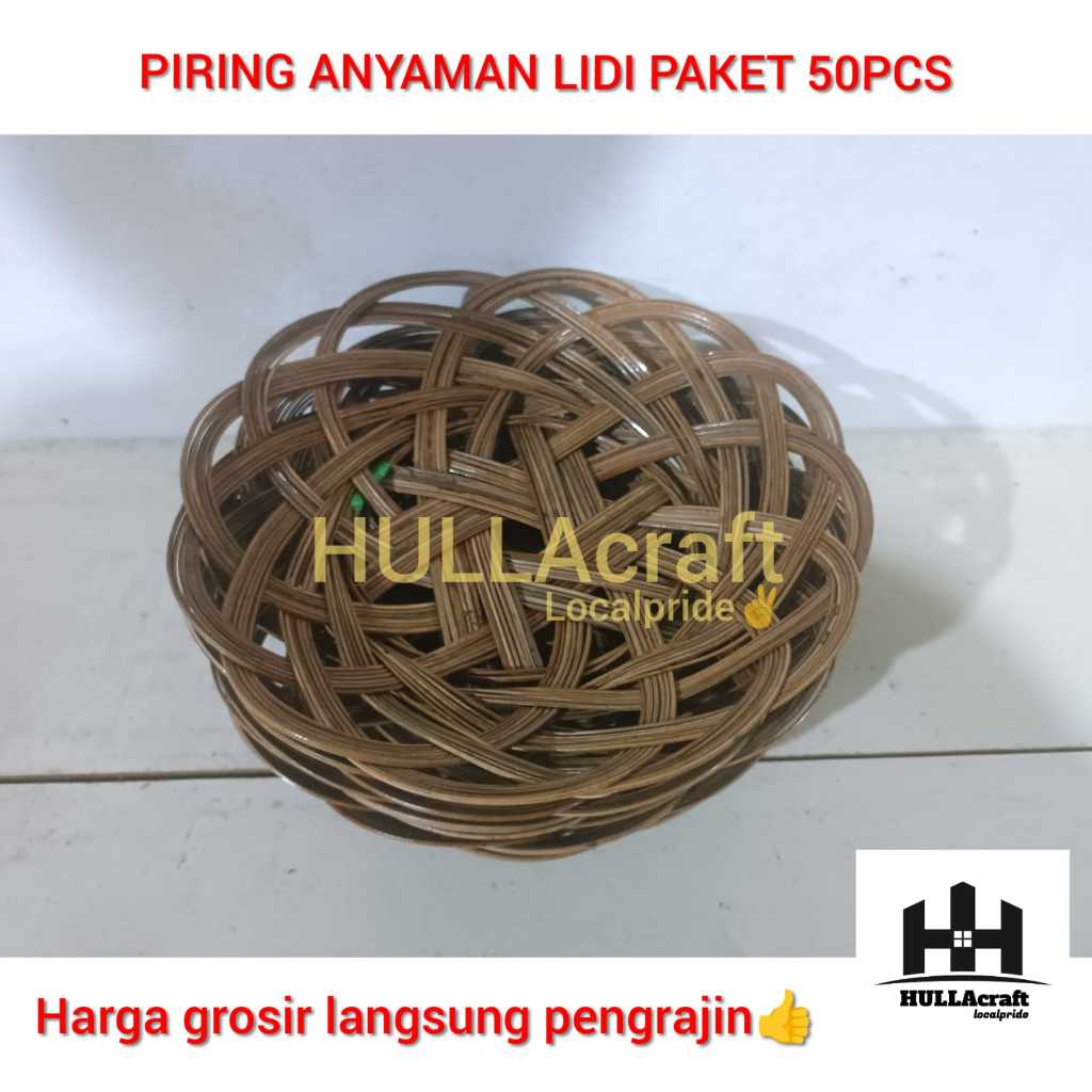 Jual PIRING ANYAMAN LIDI 50pcs|PIRING ANYAMAN LIDI PERNIS DAN NON ...