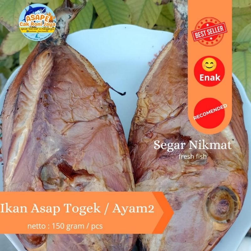 Jual ikan asap togek/ikan asap ayam ayam murah dan maknyus 1 pcs ...