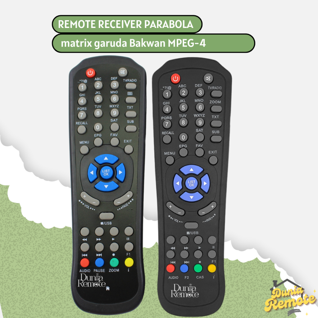 Jual Remote Parabola Receiver Matrix Garuda Nex Parabola Dangdut Burger ...