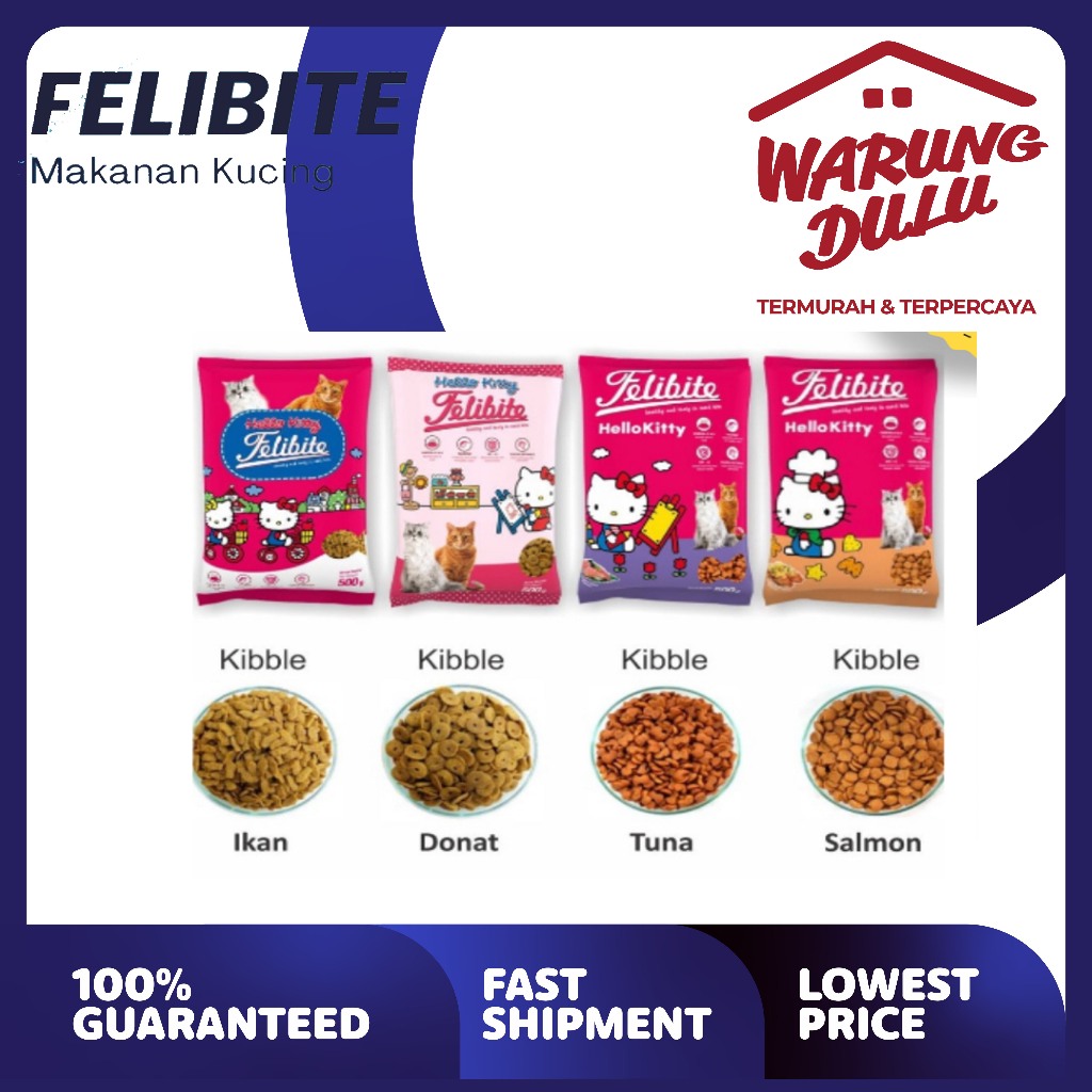 Jual FELIBITE FRESHPACK 500GR IKAN/DONAT/TUNA/SALMON (G/O) | Shopee ...