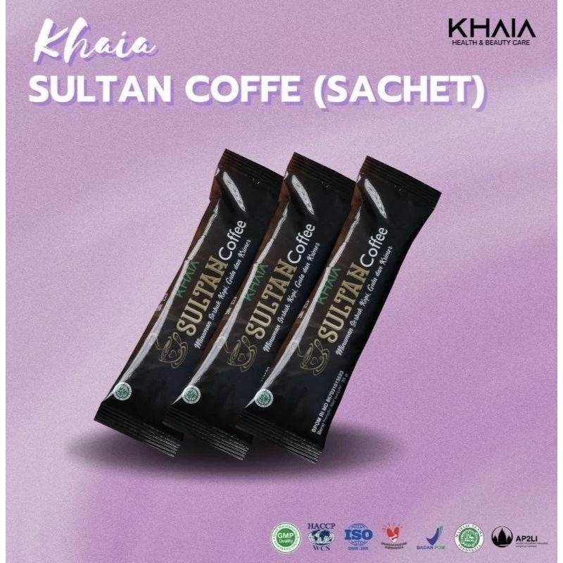 Jual {PROMO}khaia coffe sultan per sachet kopi original asli | Shopee Indonesia
