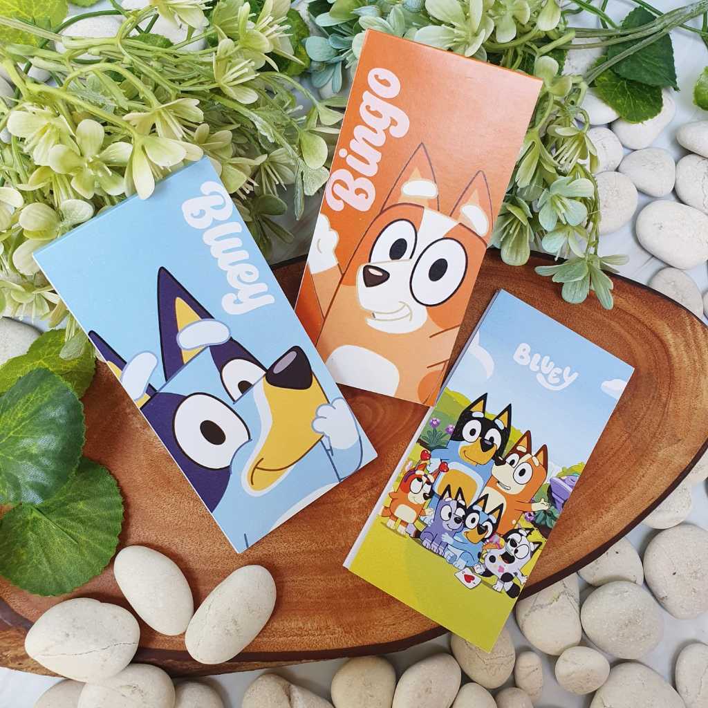 Jual Bluey Bingo Mini Long Notes Buku Catatan Tulis Notebook Notepad ...
