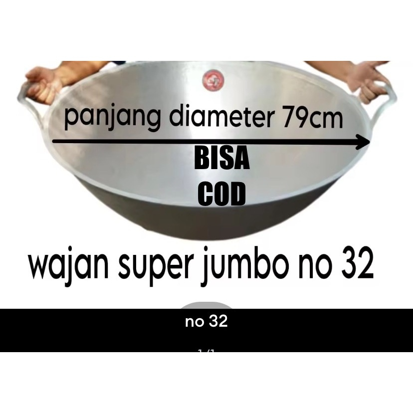 Jual Katel Super Besar 32 Wajan Kancah Kekenceng Muat Masak Porsi 50kg ...