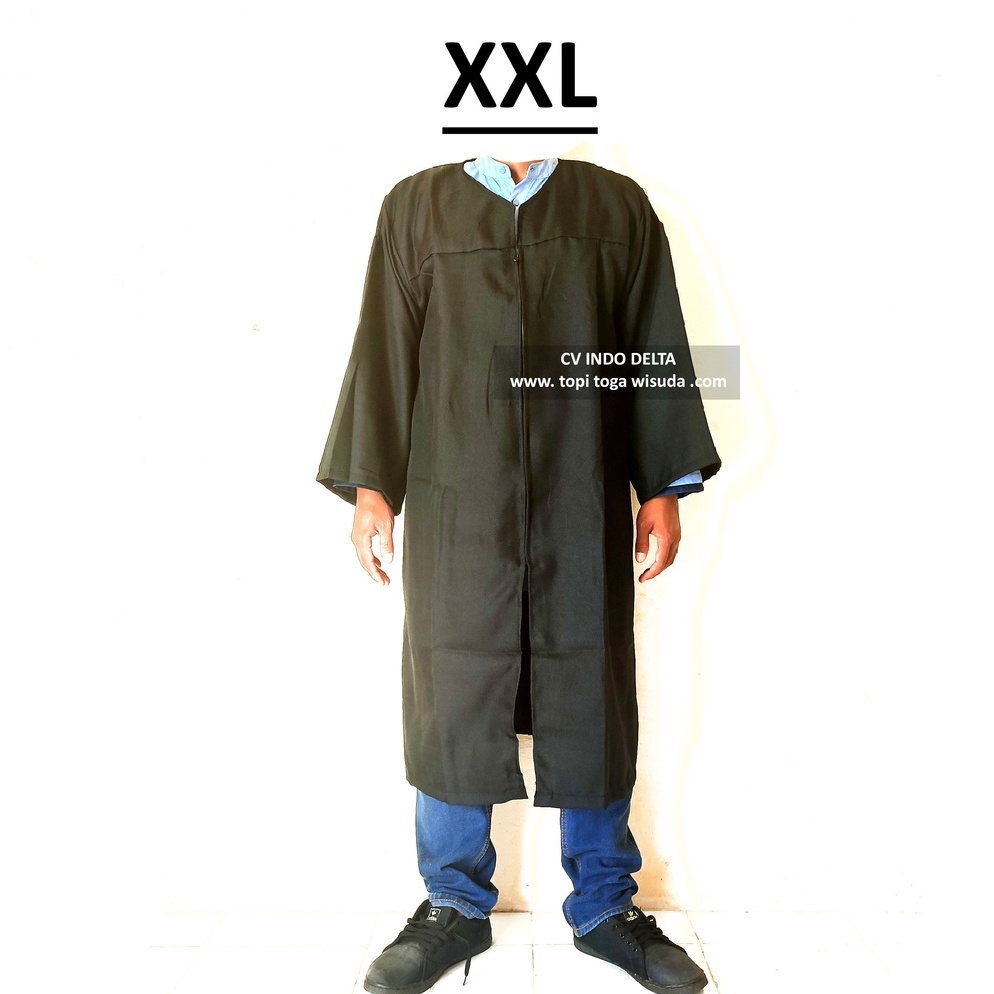 Jual D94 JUBAH TOGA wisuda HITAM jaket toga wisuda redy ribuan pakaian ...