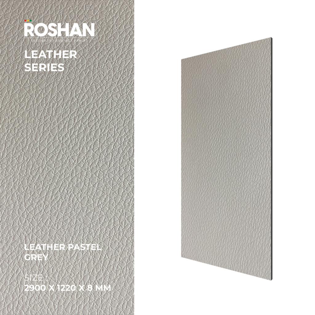 Jual WALL PANEL WPC ROSHAN 2.90 M x 1.22 M - LEATHER PASTEL GREY ...