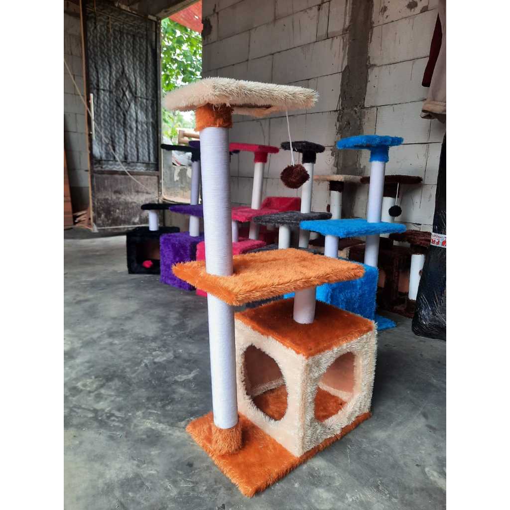 Jual Cat Condo, Rumah Kucing interaktif CATTREE CONDO SCRATHER/ RUMAH ...