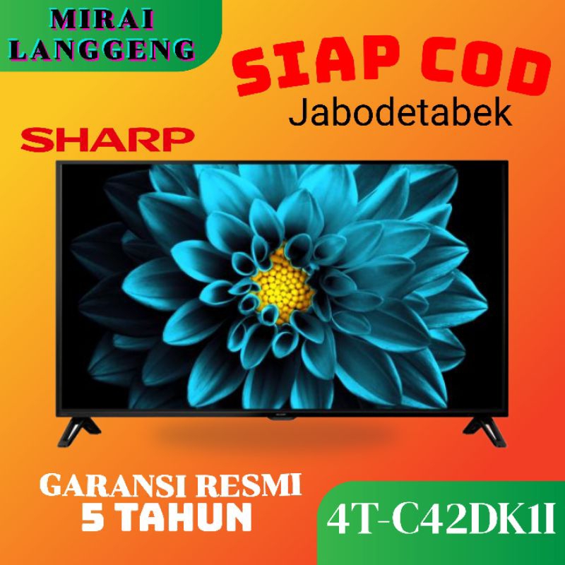 Jual SHARP LED TV 42DK1i/4T-C42DK1i/4T C42DK1 4K ANDROID TV 42 inch | Shopee Indonesia