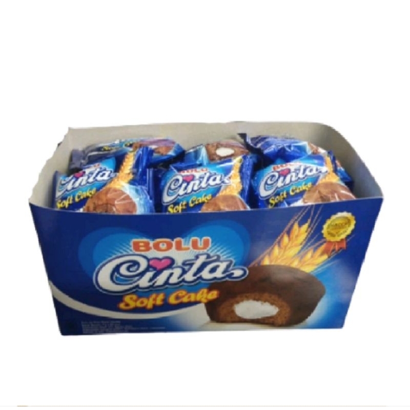 Jual Bolu Cinta Soft Cake Krim Vanilla Isi 24 Pcs | Shopee Indonesia
