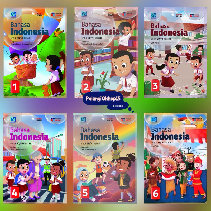 Jual BUKU BAHASA INDONESIA SD/MI KELAS 1 2 3 4 5 6 KURIKULUM MERDEKA GRAFINDO MEDIA PRATAMA ...