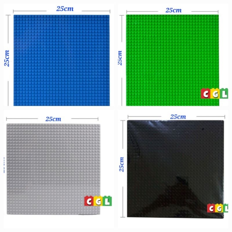 Jual Bisa COD Baseplate Blok Tatakan Bricks Papan blok Jumbo 40 dots x ...