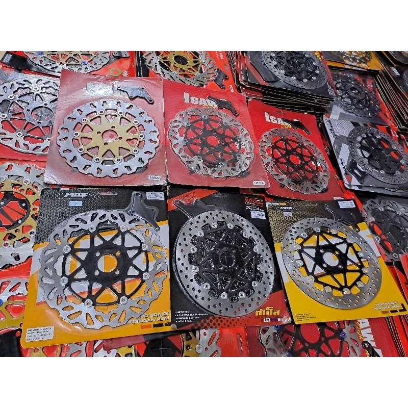 Jual piringan cakram lebar depan 300 mm motor smash dan shogun 125 ...