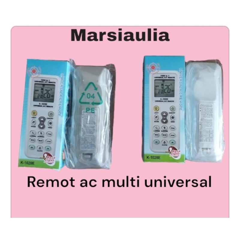 Jual Remote AC universal remote ac multi semua merk AC remot umum ac ...
