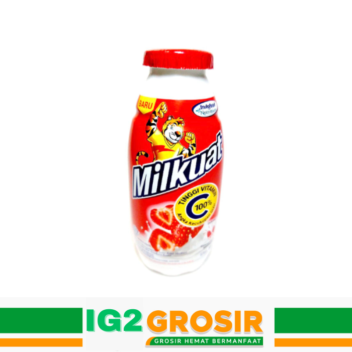 Jual Milkuat Strawberry Kecil ( 65 ml ) | Shopee Indonesia
