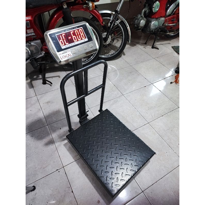 Jual timbangan duduk digital bench scale merk YHG kap 100kg,300kg,500kg,750kg | Shopee Indonesia