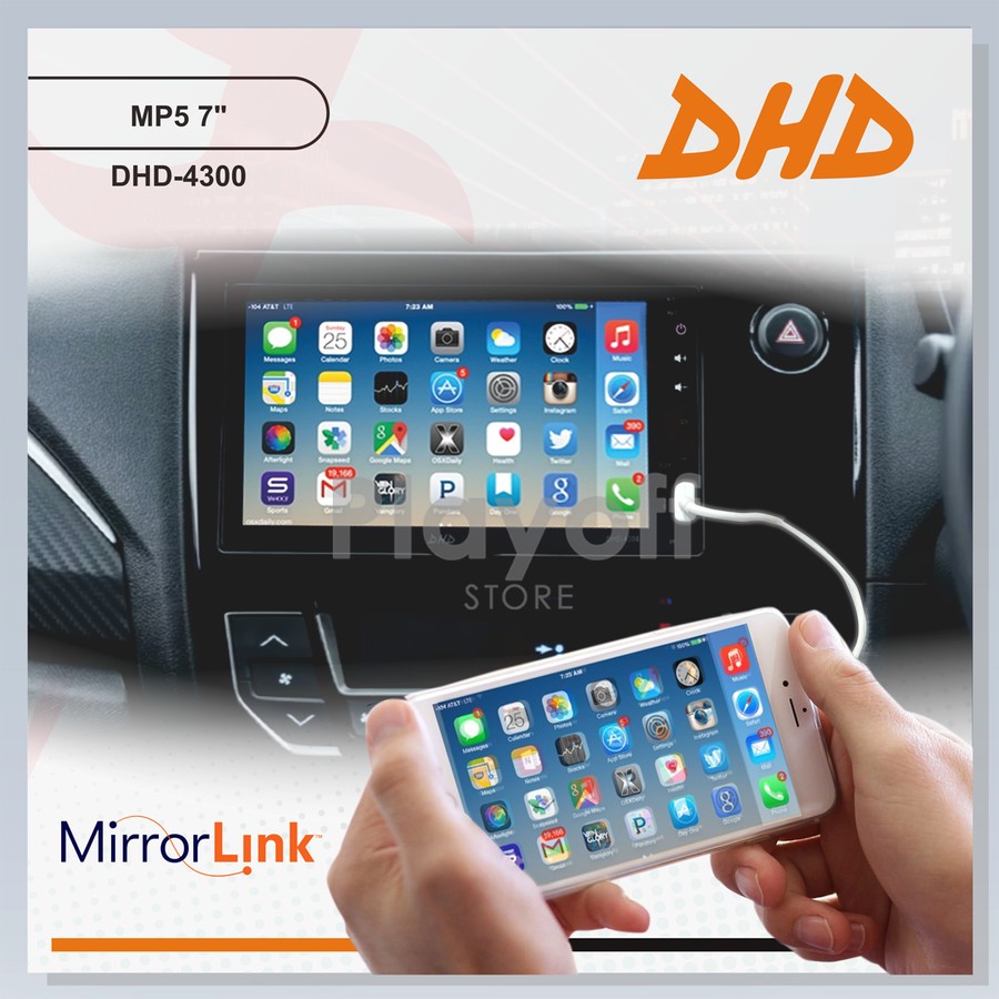 Jual Body Panjang Head Unit Mobil Double Din Bluetooth Mirrorlink DHD ...