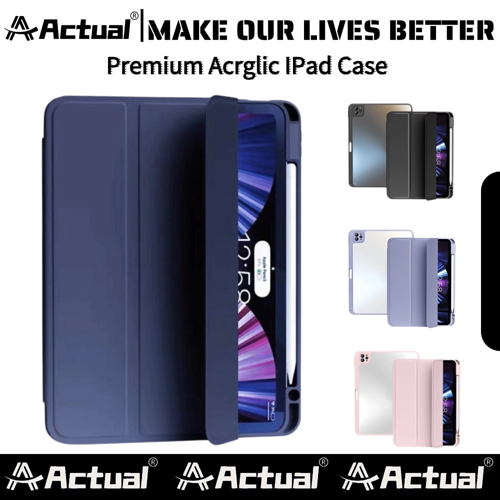 Jual Ipad Case Actual【COD】Ipad Case Acrylic Versi upgrade Casing ...