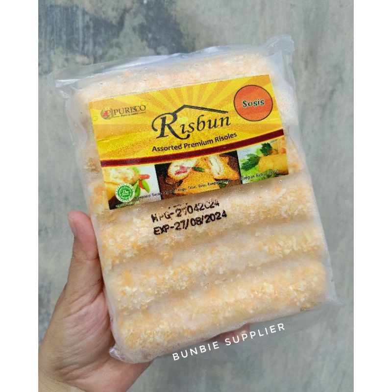 Jual Risbun Sosis RISOLES Mayo Sosis Pedas ISI 6 pcs (PACK) | Risol ...