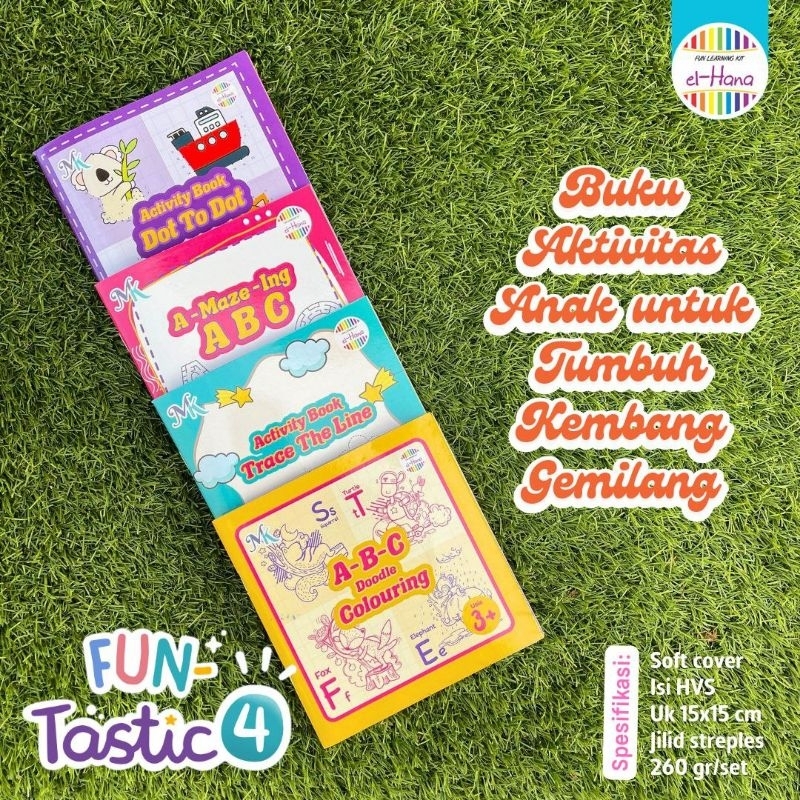 Jual Buku Bermutu Ramah Saku El Hana Fun-Tastic 4 Funtastic Four SPBE | Shopee Indonesia