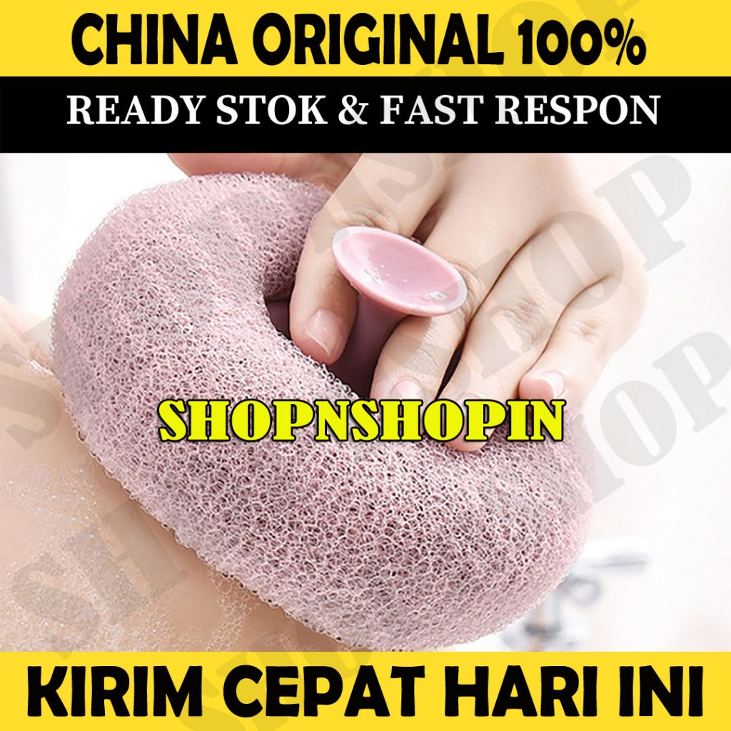 Jual Spons Mandi Bulat Penghilang Daki, Sikat Badan Pijat Lembut ...
