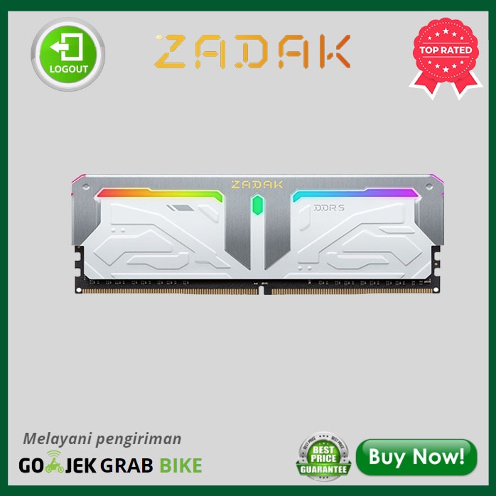 Jual Zadak Spark RGB DDR5 32GB 2x16GB PC 6000 Mhz Ram Dekstop Memory ...